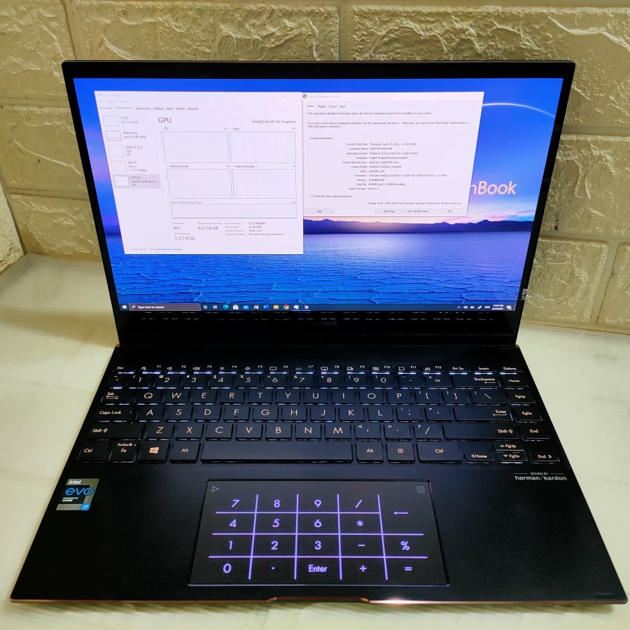 Jual Asus zenbook flip UX363EA intel core i7 1165g7 ram 16 ssd 1tb ...