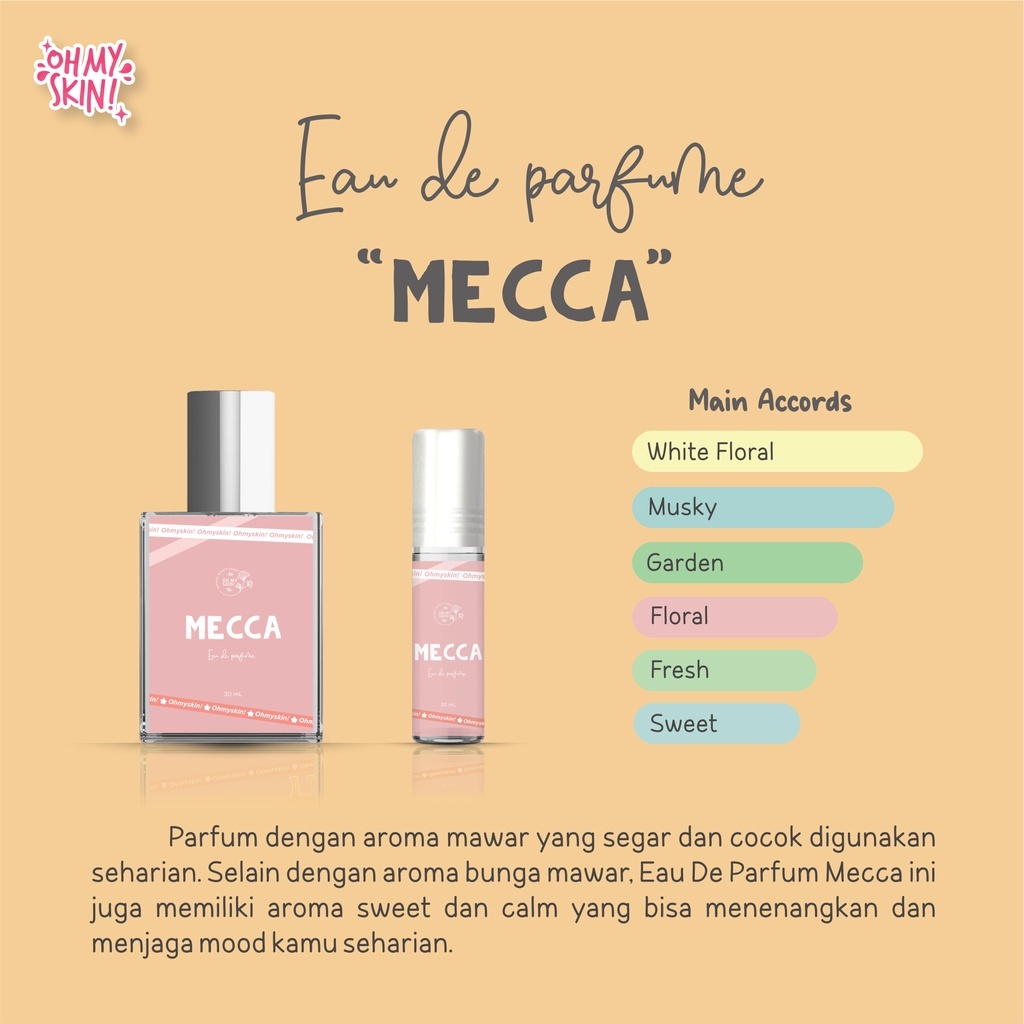 Jual ( SBS ) Mecca EDP Eau De Parfum Roll On and Spray Parfume Inspired ...