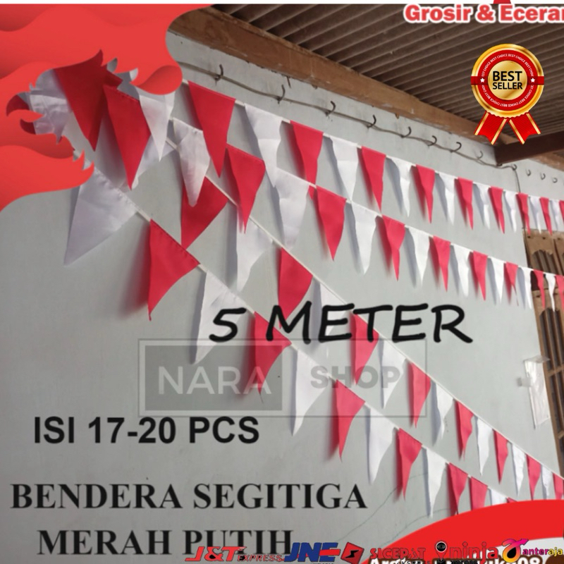 Jual BENDERA RENTENG SERBAGUNA (5 meter) | Shopee Indonesia