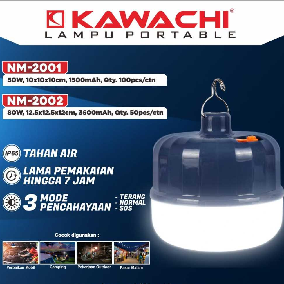 Jual LAMPU EMERGENCY KAWACHI 80WATT / LAMPU DARURAT / LAMPU PORTABLE ...