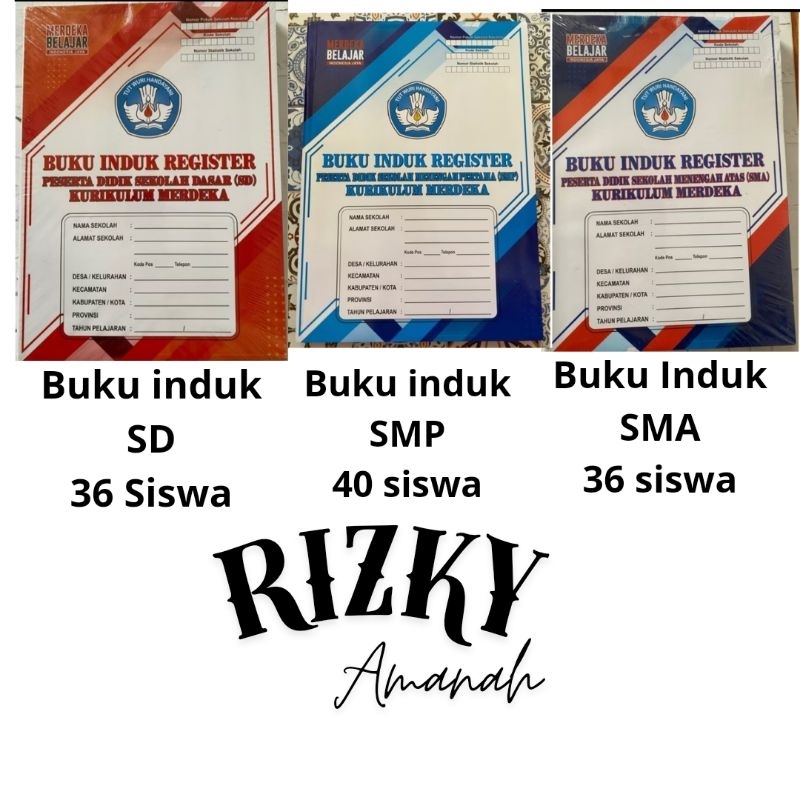 Jual buku induk SD SMP dan SMA kurikulum merdeka | Shopee Indonesia