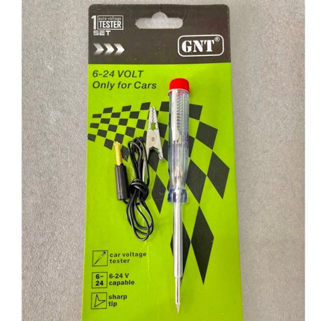 Jual TESPEN TES PEN DC 6 volt - 24 volt 6v - 24v GNT CEK ARUS AKI MOTOR ...