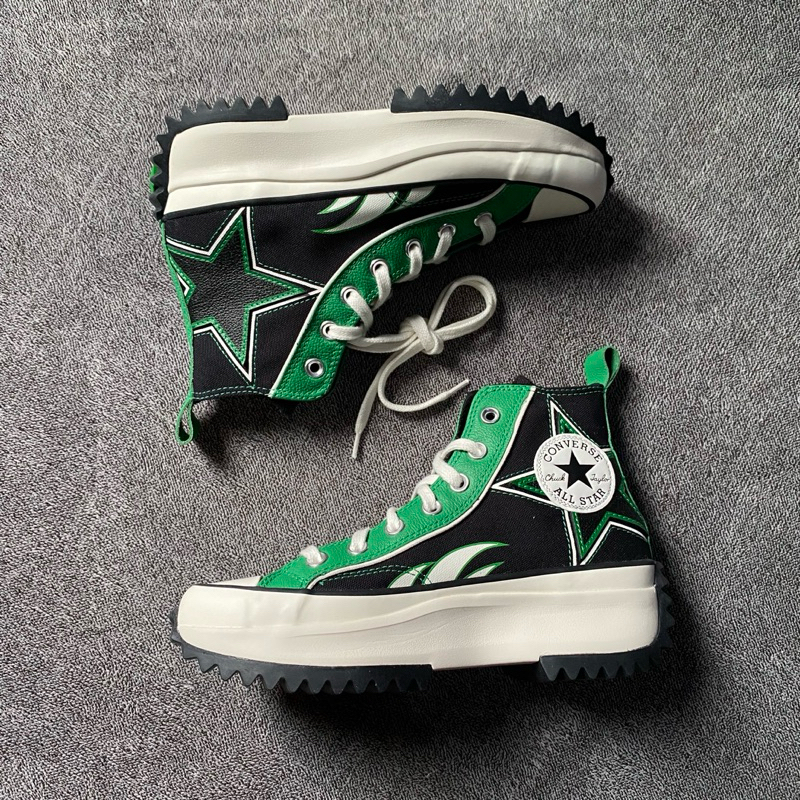 Jual Converse Run Star Hike Hi “Moto” Revival Race Black | Shopee Indonesia