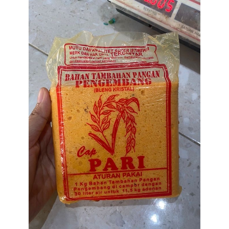 Jual garam bleng gendar Bleng Kristal kuning garem Obat pengembang dan ...