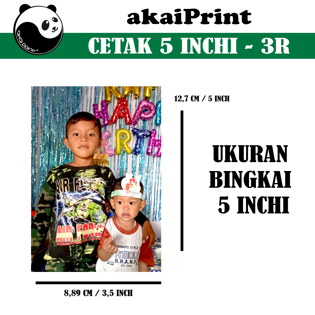 Jual Cetak foto ukuran 5 inchi / 3R (murah meriah ,medan) | Shopee ...
