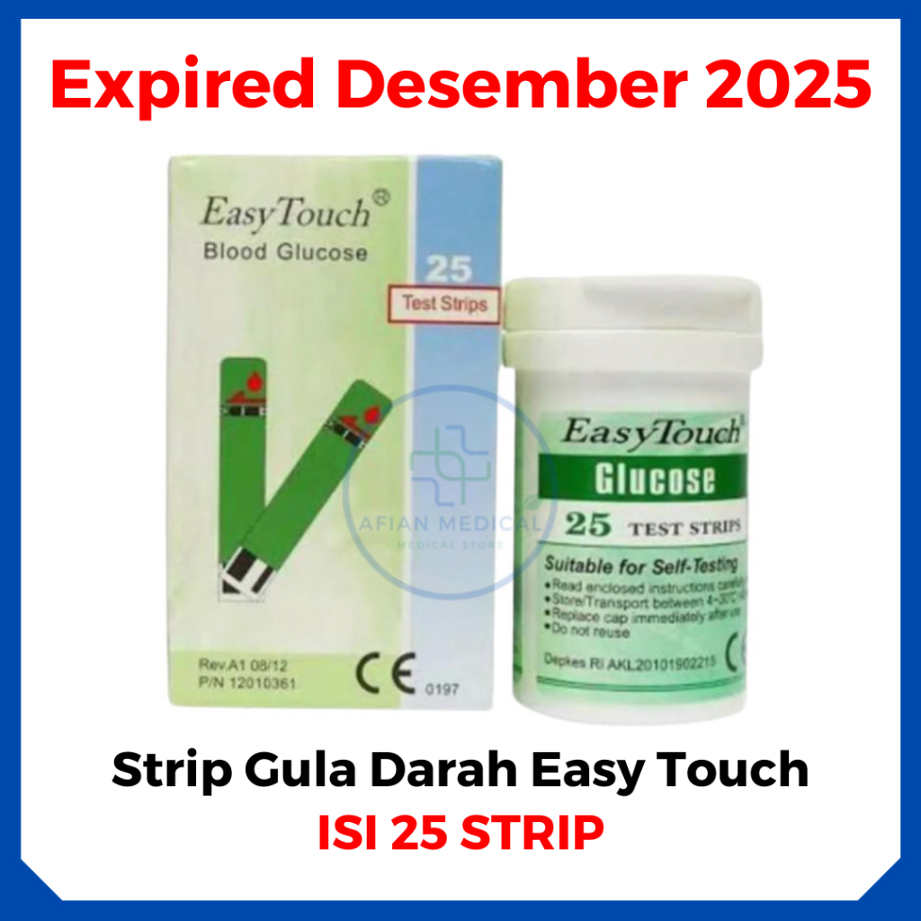 Jual Strip Easy Touch Gula Darah / Glucose / Gula darah | Shopee Indonesia
