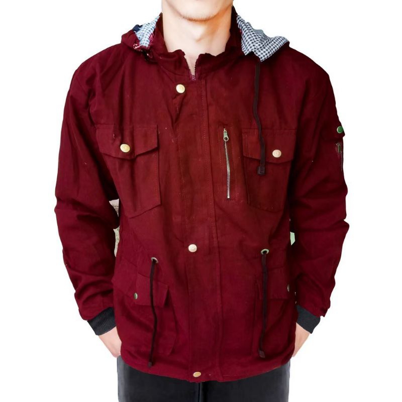 Jual jacket parka pria parca jaket tactical polos original ...