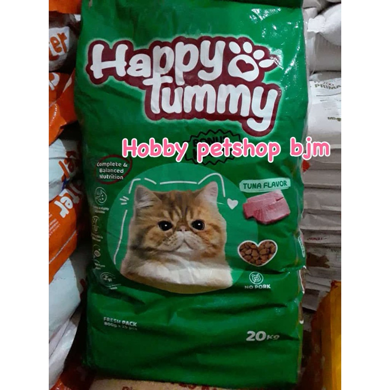 Jual Happy tummy cat 20kg - makanan kucing karungan karung 20 kg Sak ...