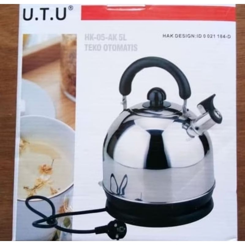 Jual U.T.U ELECTRIC KETTLE 5 LITER • TEKO LISTRIK UTU 5 LITER • UTU ...