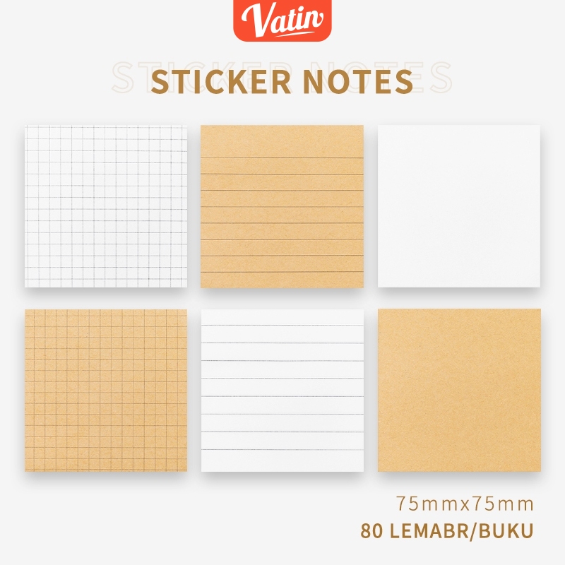 Jual sticky note/sticky notes aesthetic/Catatan Memo Sticky Notes Book ...