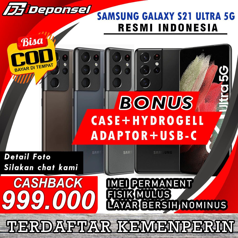 Jual SEIN Samsung Galaxy S21 & S20 Ultra 5G 16/512GB 12/256GB | S21+ S20+ Plus FE 8/128GB Second ...