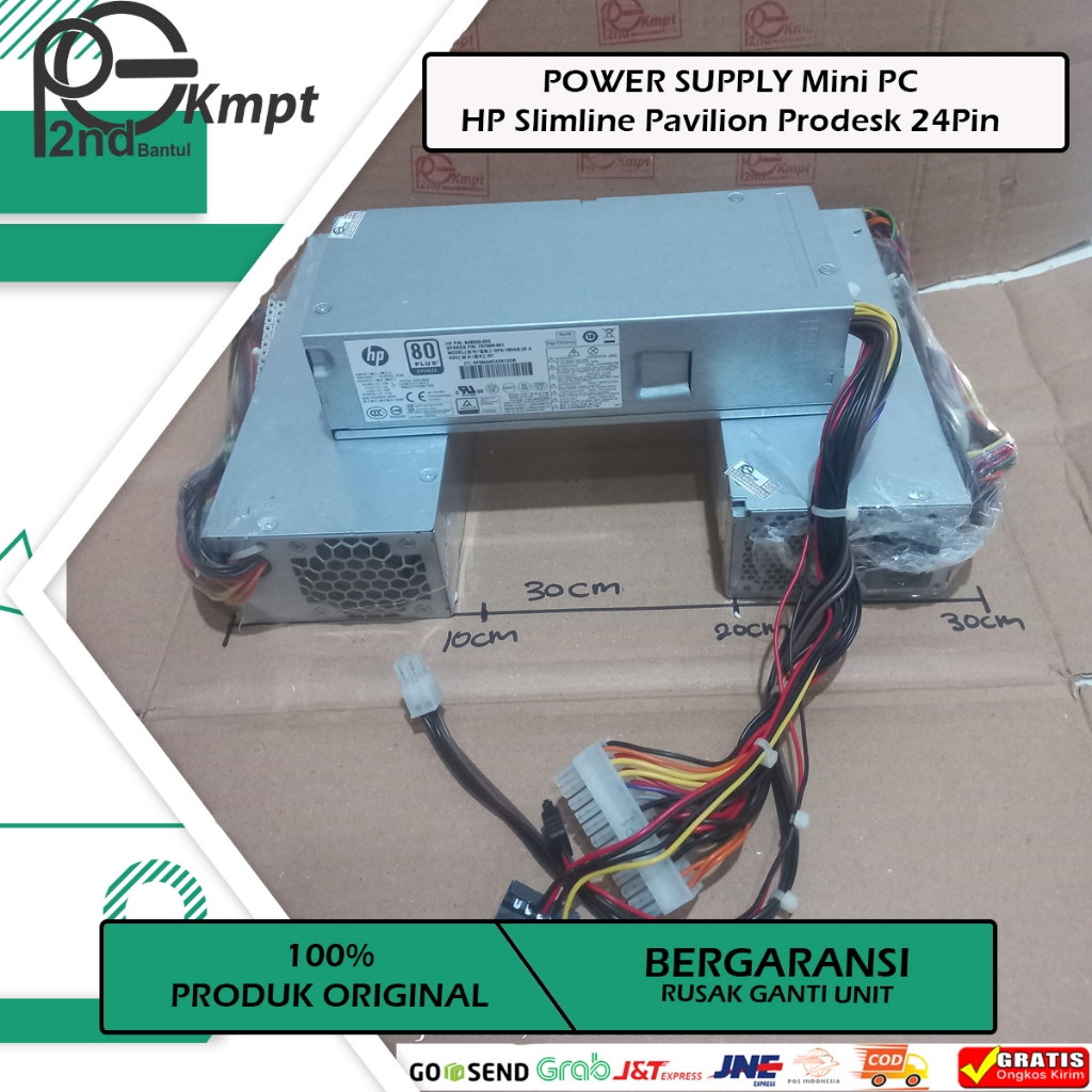 Jual Power Supply PSU Mini PC HP Slimline Pavilion Prodesk 24 Pin ...