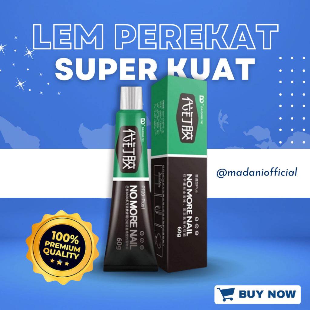 Jual Lem Pengganti Paku Super Kuat Serbaguna Perekat Kayu Dinding ...