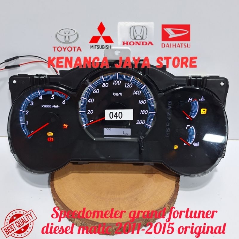 Jual speedometer / kilometer grand fortuner hilux diesel matic 2011 ...