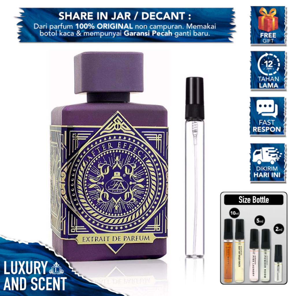 Jual DECANT PARFUM FRENCH AVENUE AFTER EFFECT Share In Bottle Jar 2/5 ...