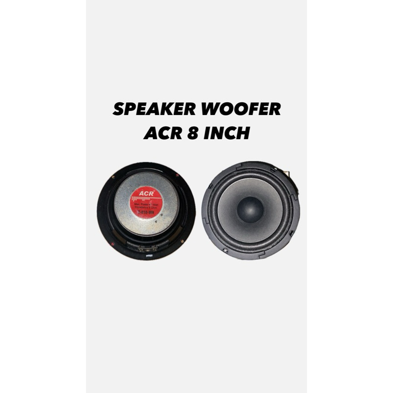Jual Speaker ACR C-810-DFH Full Range, 8 inch, 100 watt, 8 ohm | Shopee ...