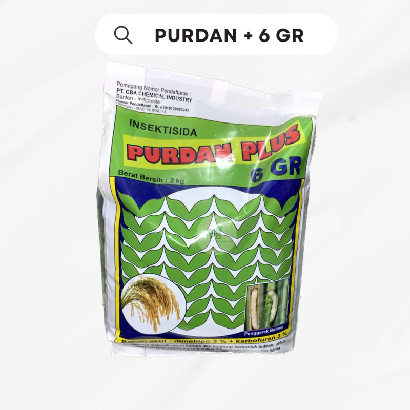 Jual Purdan Plus 6GR 2 Kilogram Insektisida | Shopee Indonesia