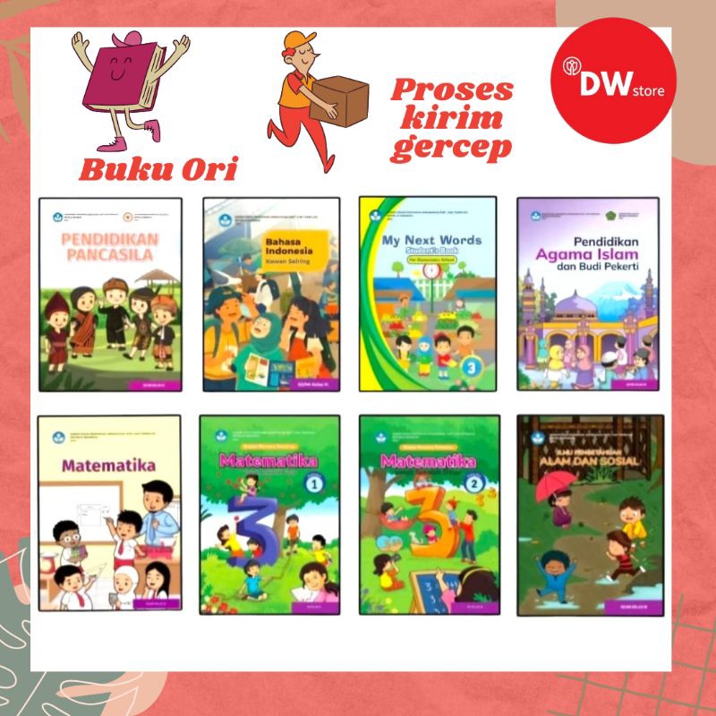 Jual Buku Paket Pelajaran Kelas 3 SD Kurikulum Merdeka Untuk Siswa ...