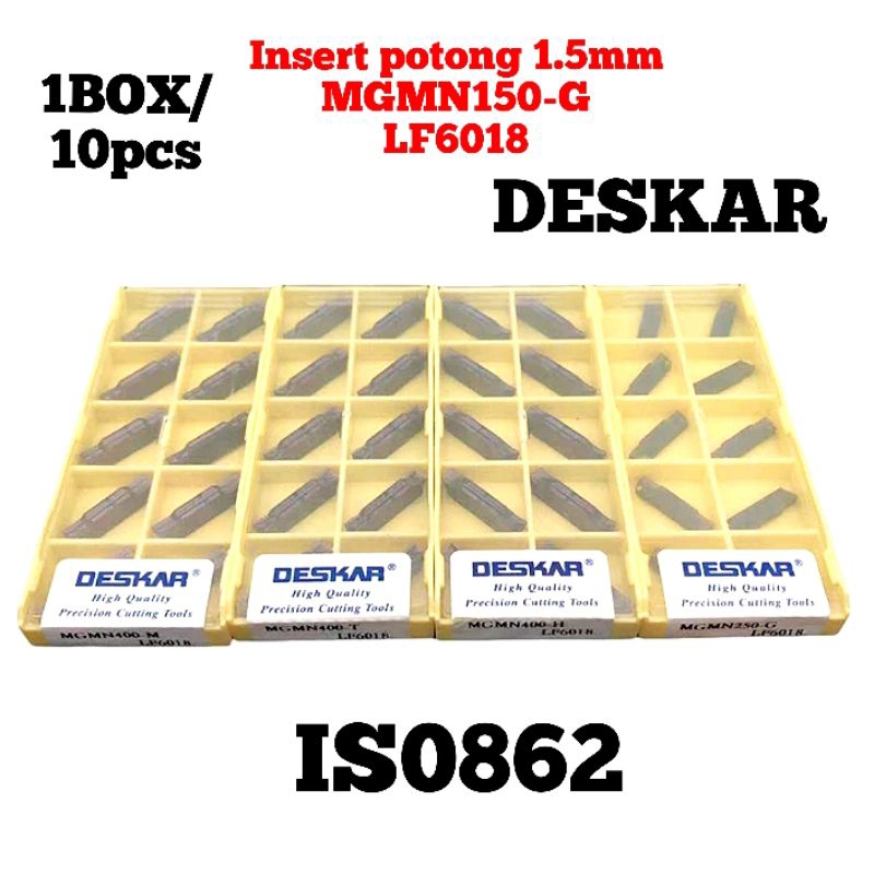 Jual DESKAR insert potong 1.5mm MGMN 150 - G tungsten carbide cocok untuk besi n stainless for ...