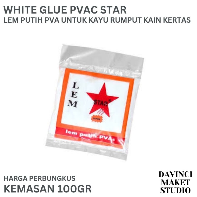 Jual Lem Putih STAR - Lem Kayu PVAC 100gr | Shopee Indonesia
