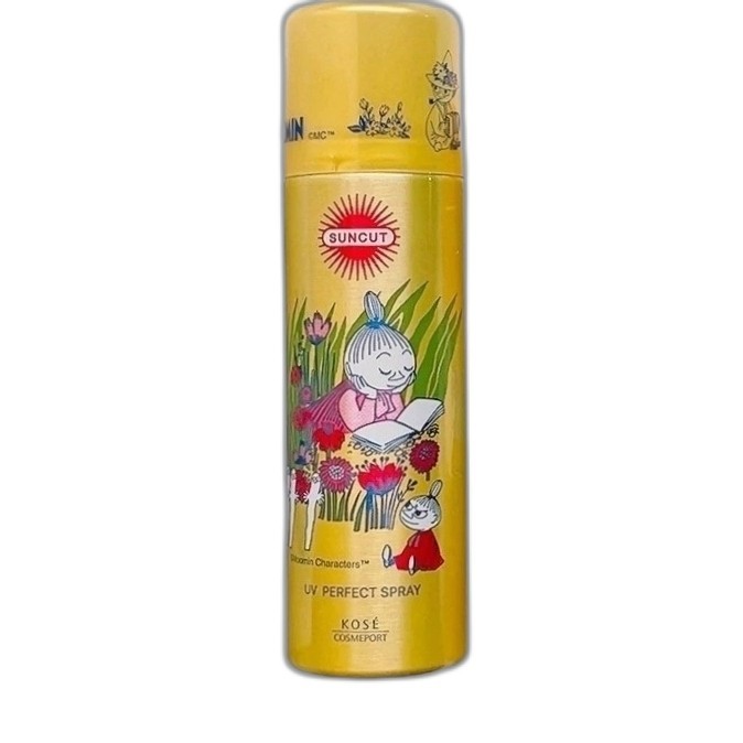 Jual SUNCUT Kose Moomin Sunscreen UV Perfect Spray SPF50+ PA++++ (60g ...
