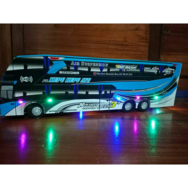 Jual Miniatur bus ukuran besar 45cm bahan dasar multiplek/triplek dan ...