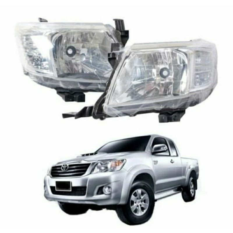 Jual Headlamp Lampu Depan Toyota Hilux 2012 - 2016 Original | Shopee ...