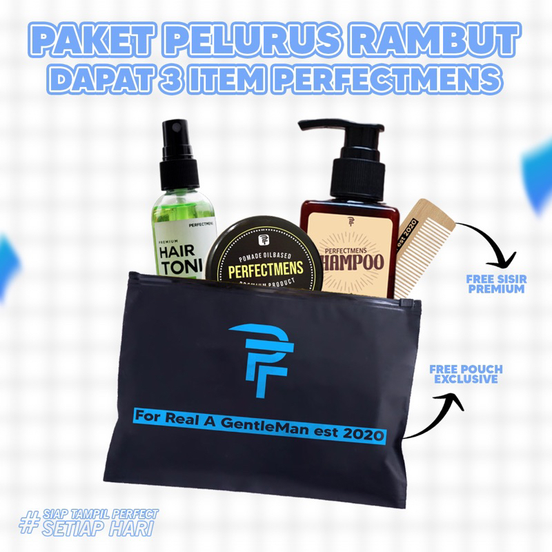Jual PAKET PELURUS RAMBUT PRIA PERFECTMENS PERAWATAN MELURUSKAN DAN ...