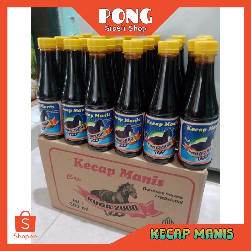 Jual Kecap Manis Cap KUDA 2000 300ml | Shopee Indonesia