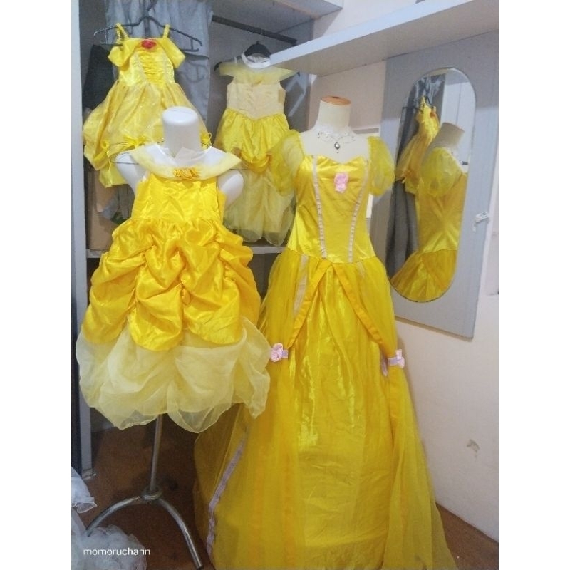 Jual kostum belle dinsney princess beauty and the beast / costume ...