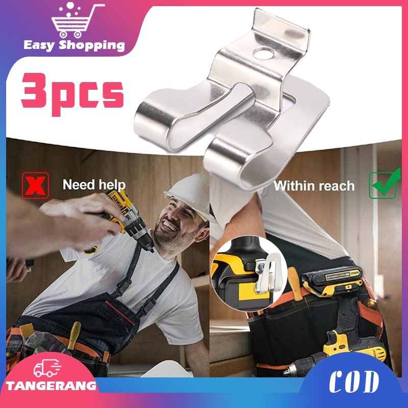 Jual 3pcs Clip Belt Bor Cordless Impact Wrench Belt Clip Bor Belt Clip ...