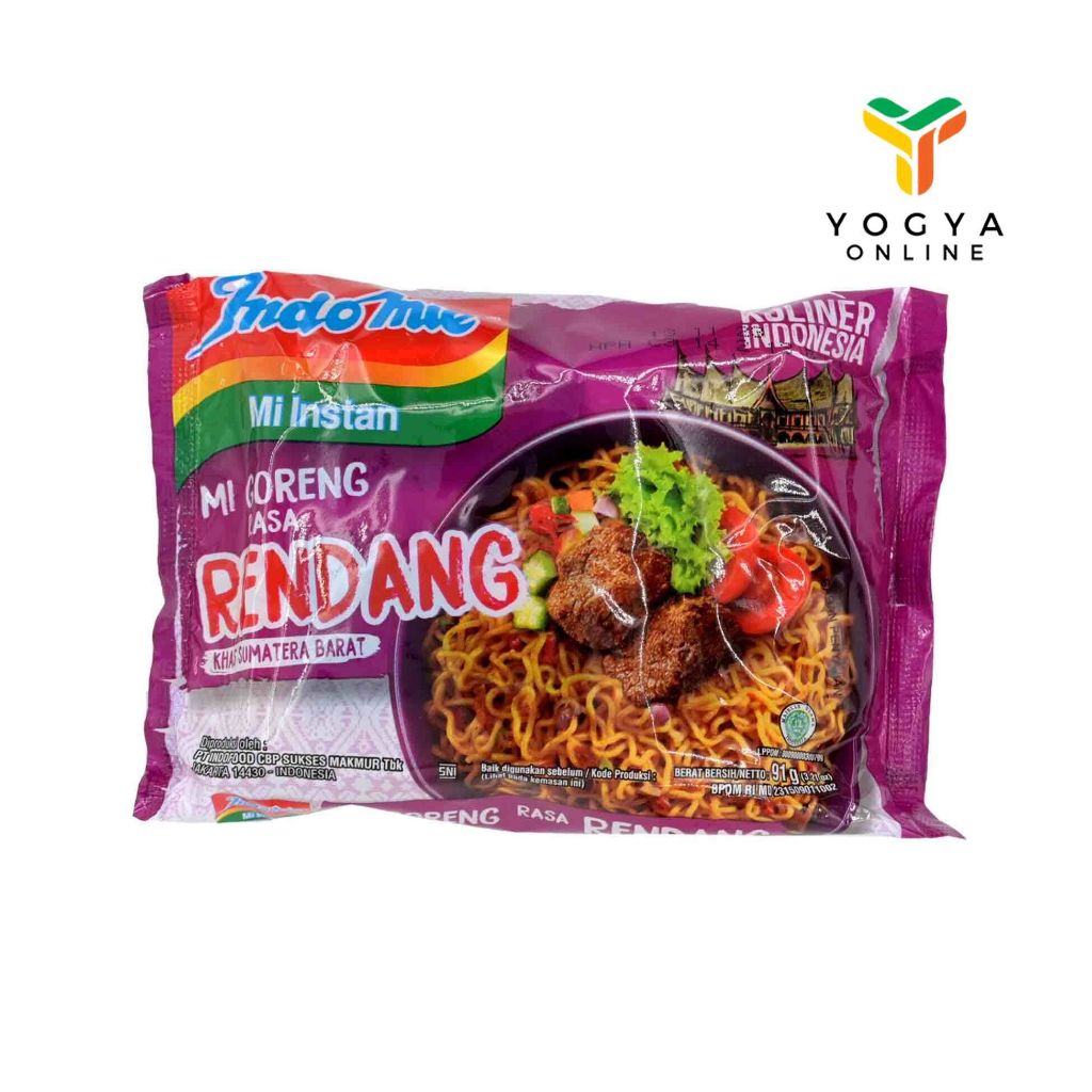 Jual Indomie Goreng Rendang 91 Gram | Shopee Indonesia