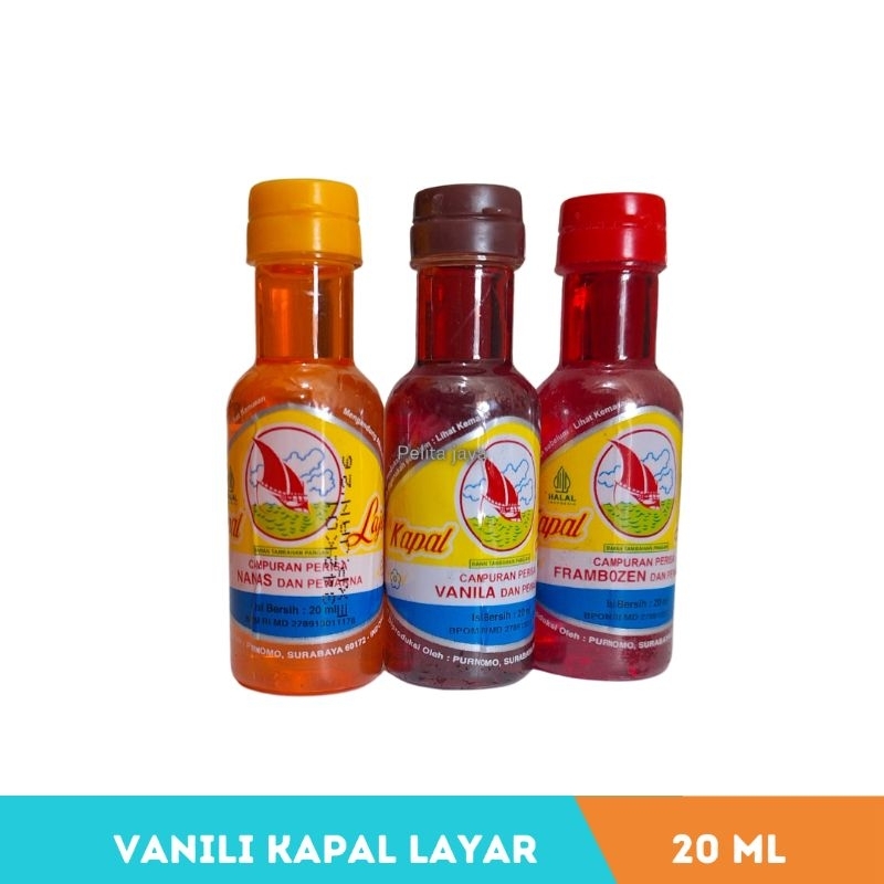 Jual PERISA ESSENCE KAPAL LAYAR/VANILI CAIR/VANILA/FRAMBOZE/NANAS ...