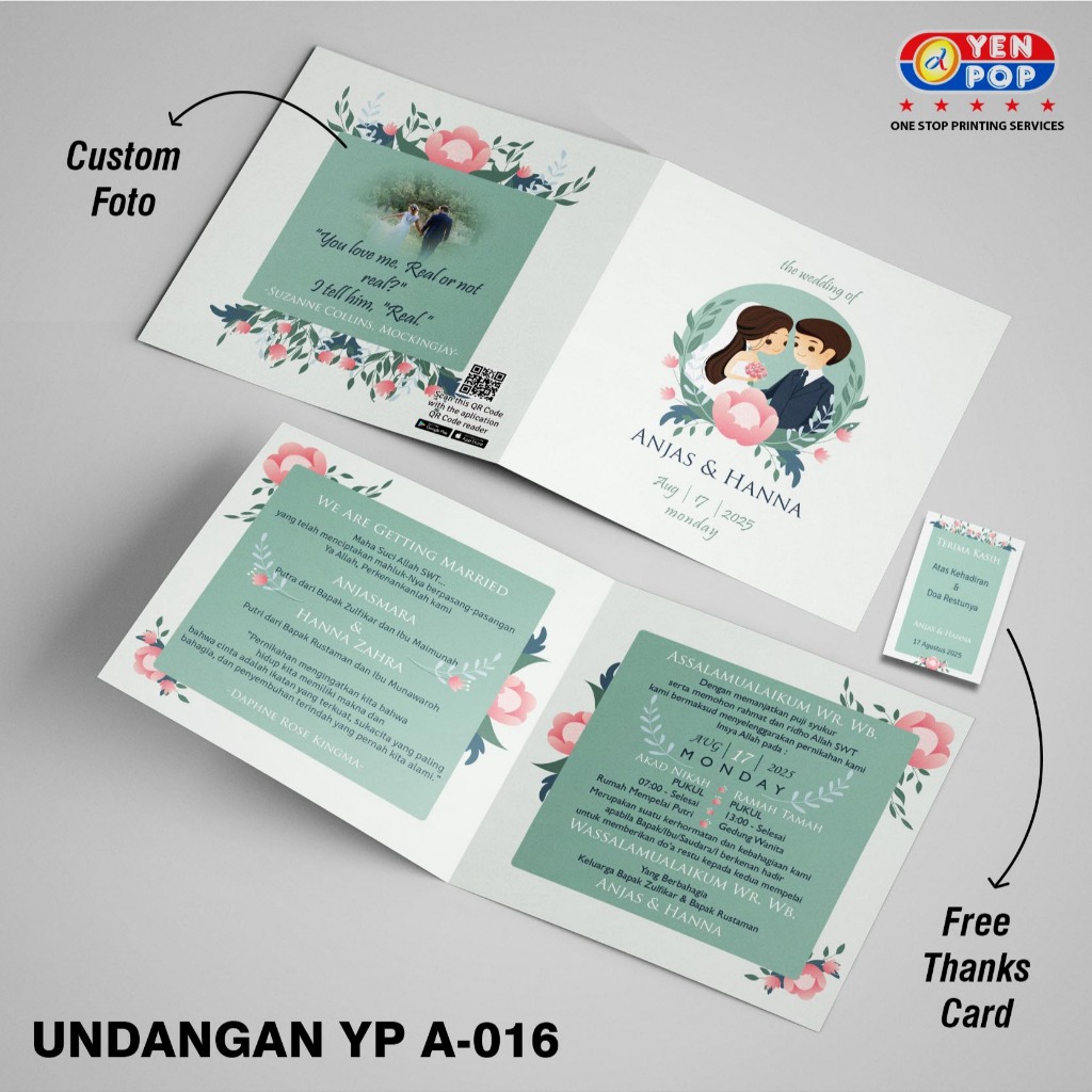 Jual UNDANGAN PERNIKAHAN,WEDDING CUSTOM ART CARTON/ FANCY PAPER FULL ...