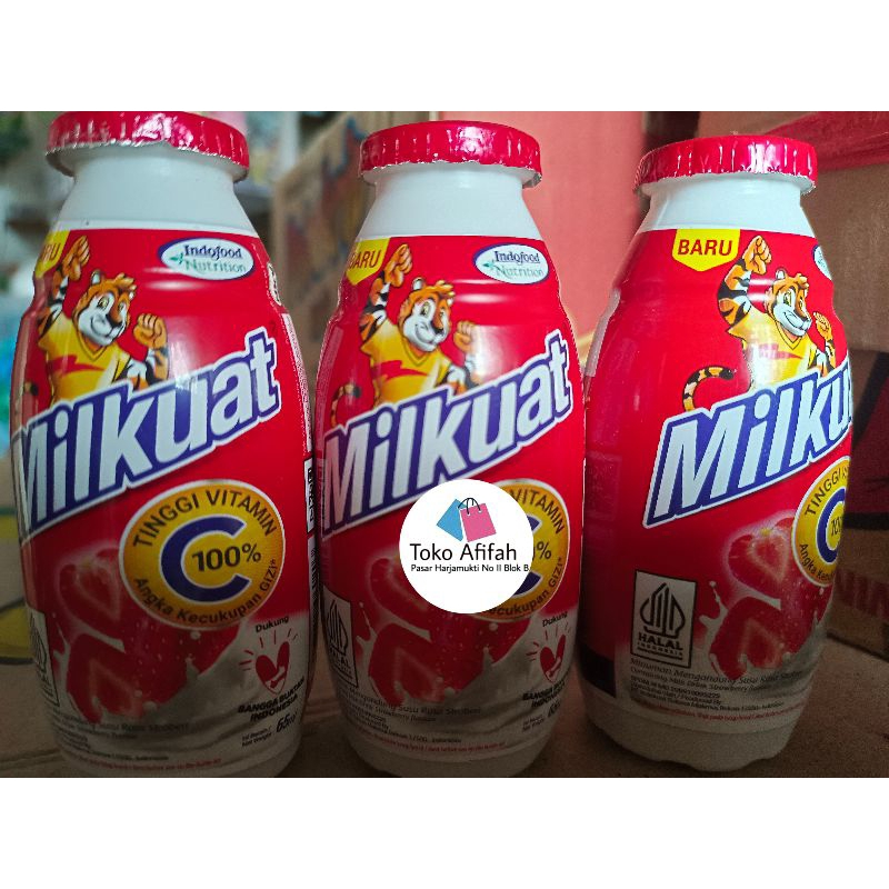 Jual Milkuat Botol 65ml. susu UHT x 5 pcs | Shopee Indonesia