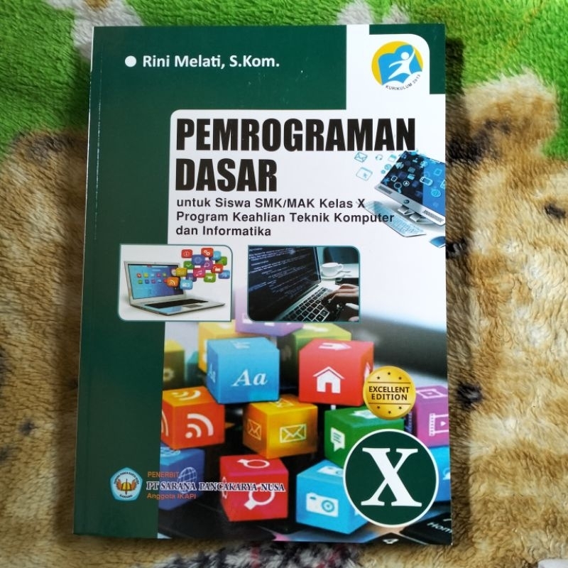 Jual ORIGINAL BUKU PEMROGRAMAN DASAR KELAS 10 SMK/MAK | Shopee Indonesia