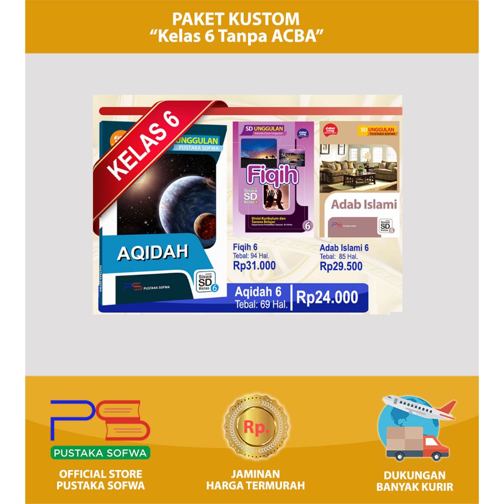 Jual Paket Buku Kelas 6 Tanpa ACBA | Shopee Indonesia