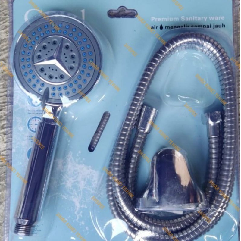 Jual Hand Shower Mandi Stainless MERCY / Shower Mandi Set | Shopee ...