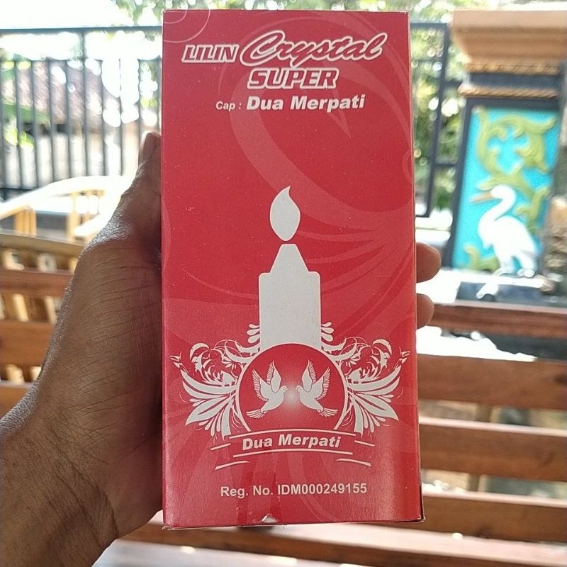 Jual lilin crystal super cap dua merpati 1 pack 6 batang original ...