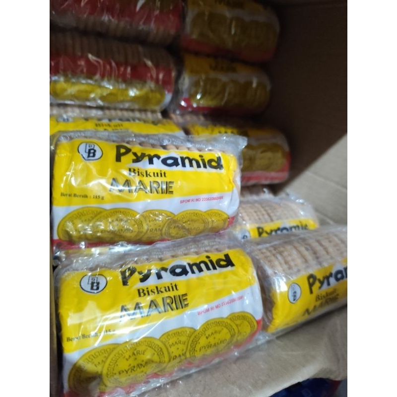 Jual Biskuit Marie Pyramid 115 gram@pcs | Shopee Indonesia