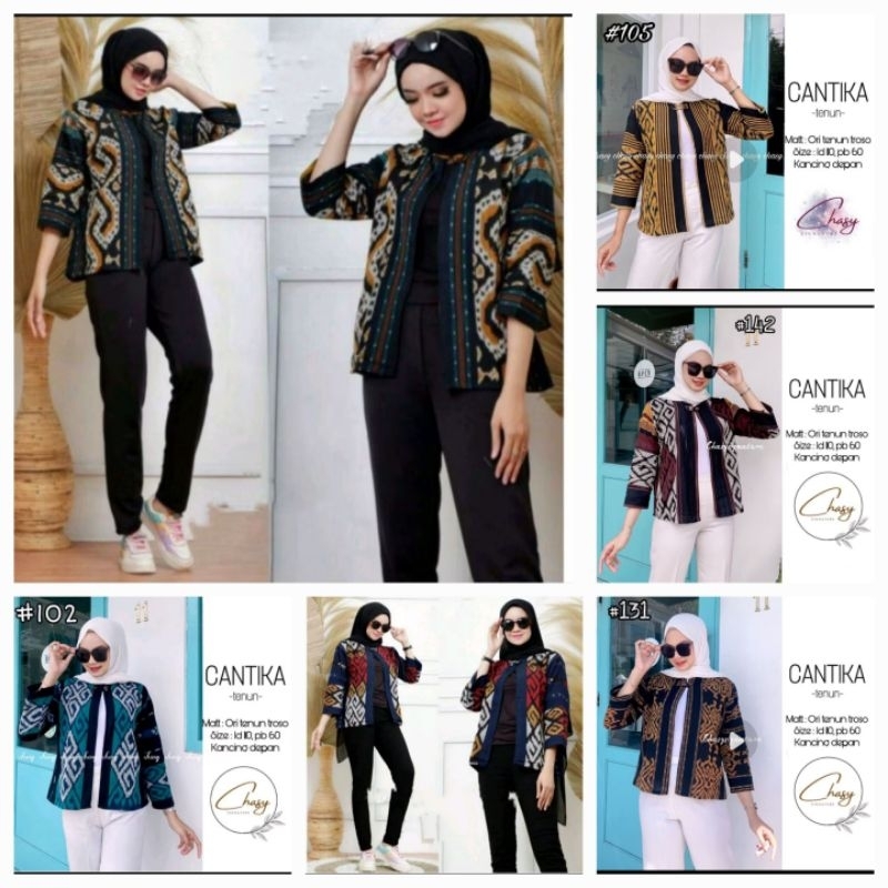 Jual OUTER TENUN SONGKET PREMIUN TENUN TROSO, OUTER CANTIK MOTIF ETNIK ...