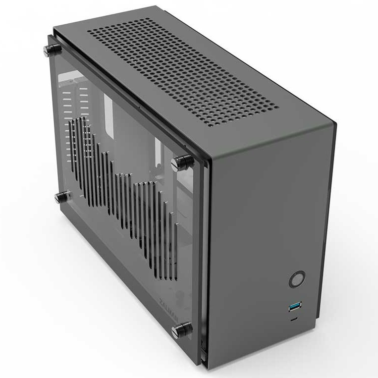 Jual ZALMAN M2 MINI GRAY MINI ITX SFF PC CASE CASING GAMING CHASSIS ...