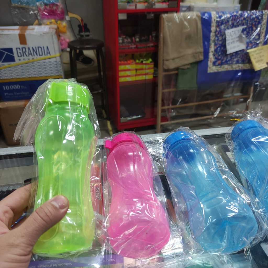 Jual botol minum murah 350 ml / 500 ml satuan (pet 5) bisa dipakai ...