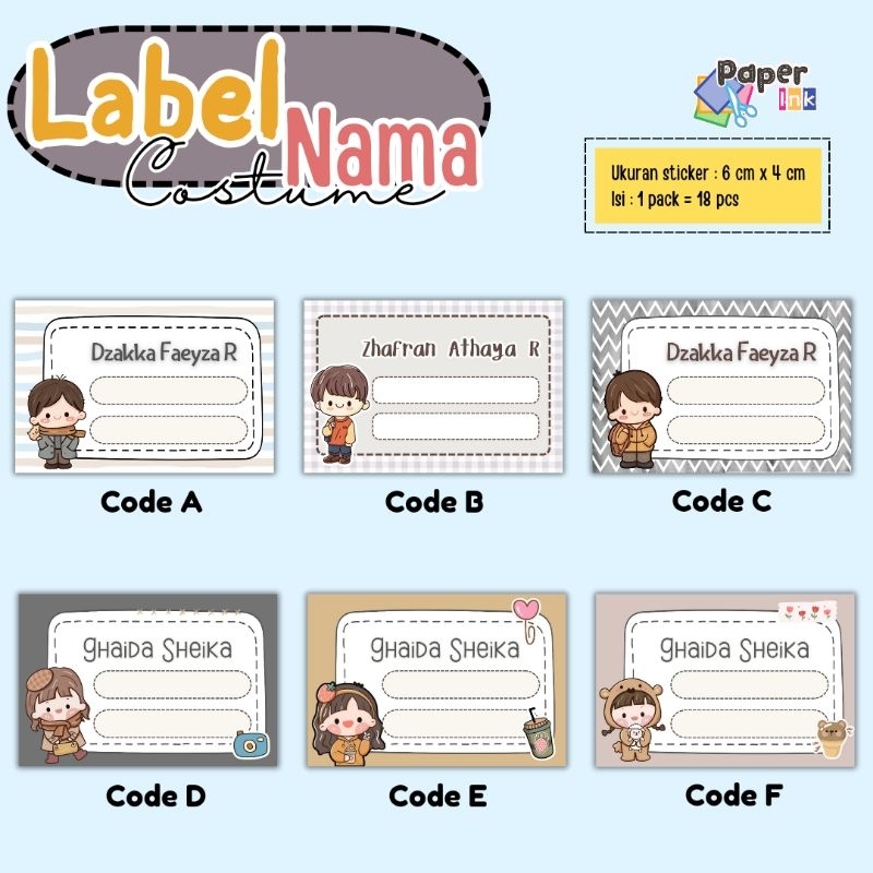 Jual Label Nama Buku (bahan Premium) | Shopee Indonesia