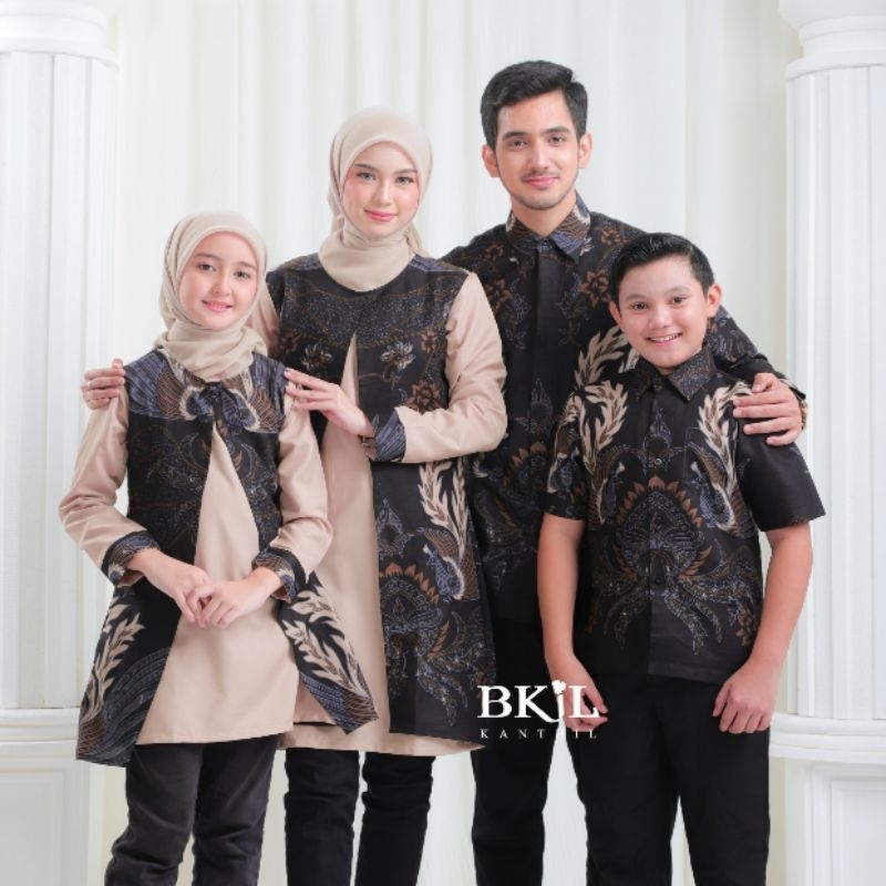 Jual KANTHIL Sarimbit Batik Keluarga Tunik Batik Couple Modern 2024 ...