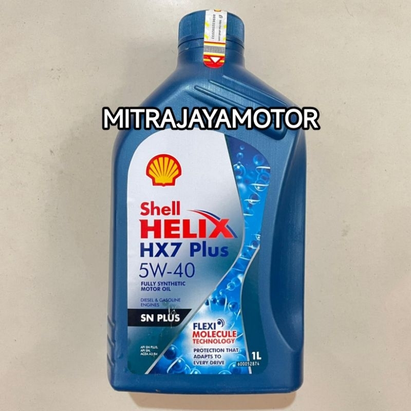 Jual Oli Shell Helix HX7 Plus 1Liter 5W-40 | Shopee Indonesia