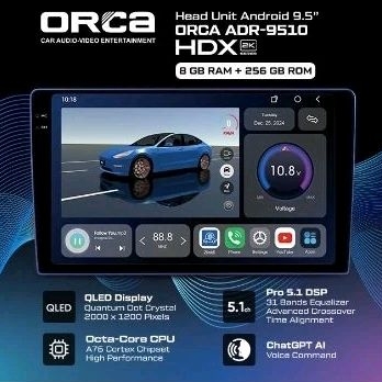 Jual Head Unit Android Orca HDX Gen 2 Series 9 & 10 Inch Orca ADR 9510 ...