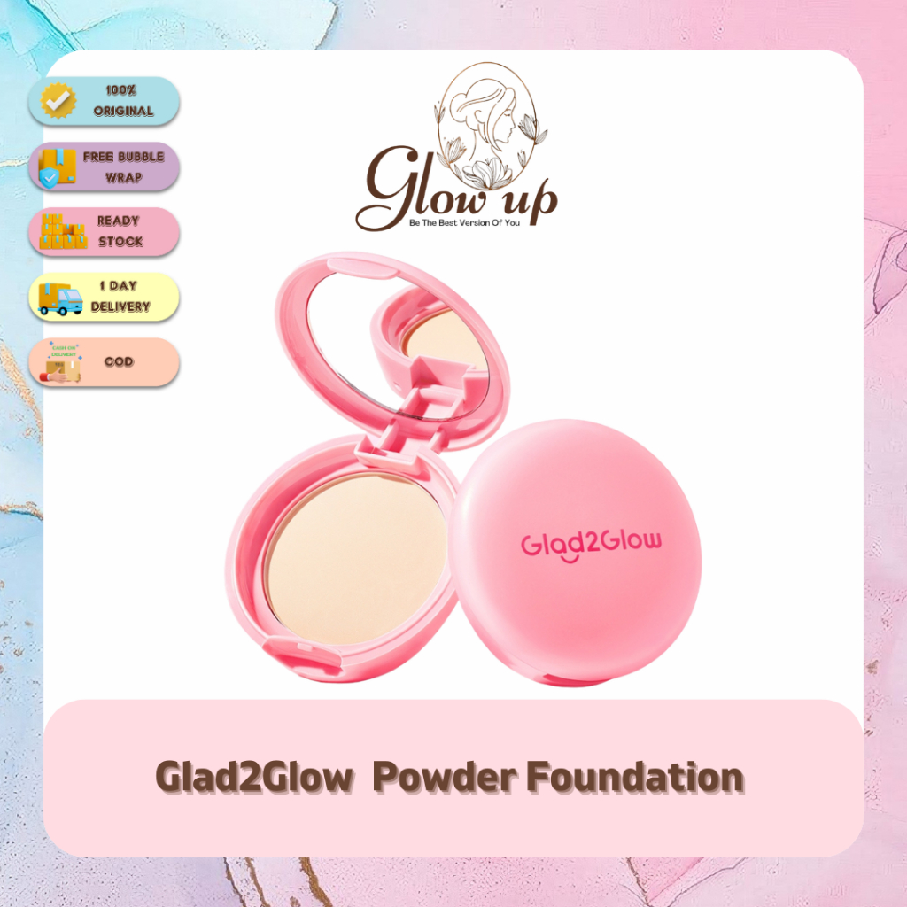 Jual 【new launch】Glad2Glow Perfect Blurring Powder Foundation Primer ...