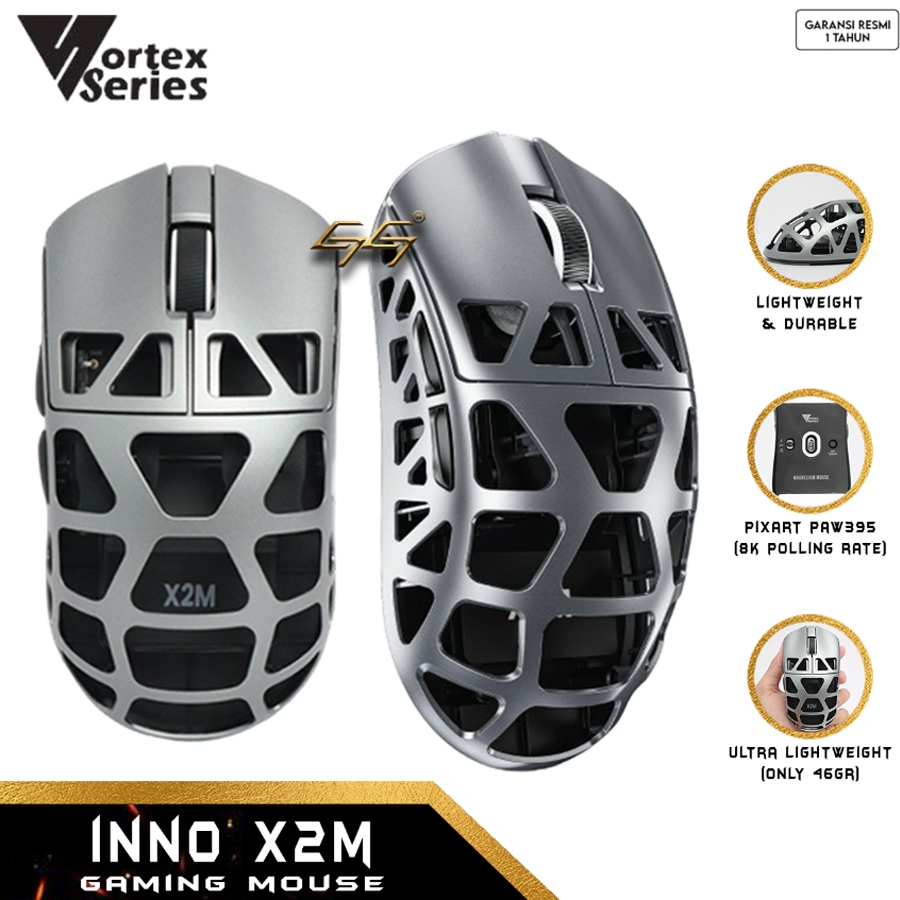 Jual VortexSeries INNO X2M INNO X2-M Mouse Gaming Wireless Ultra ...