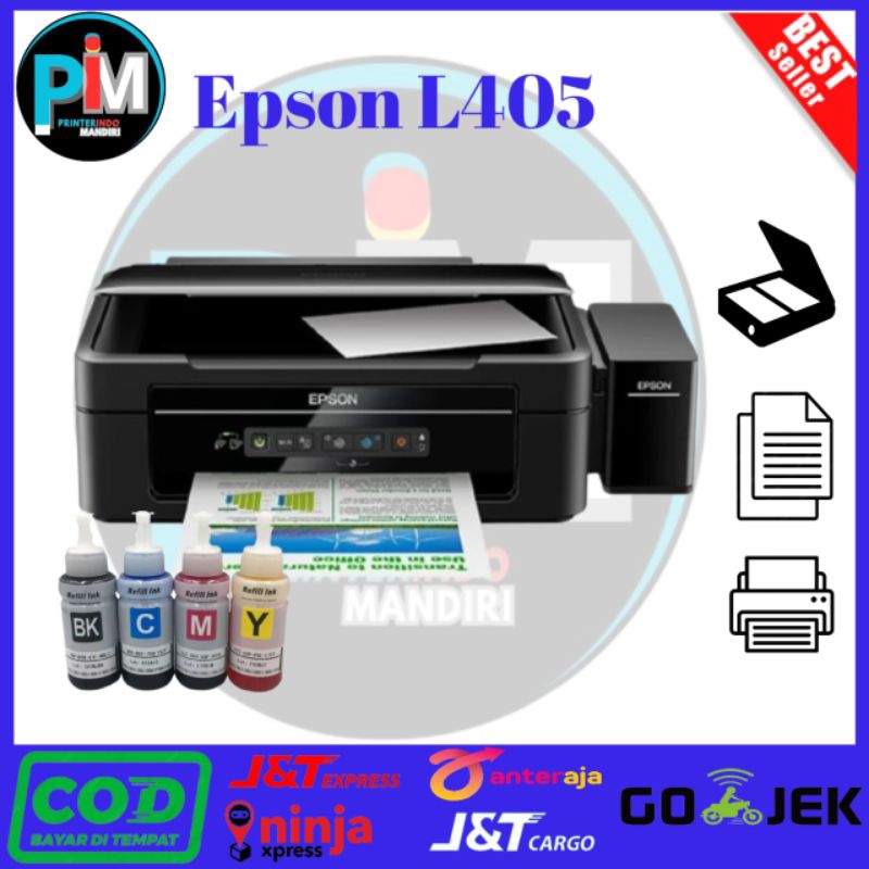 Jual Printer epson L405 wifi all in one (siap pakai) | Shopee Indonesia